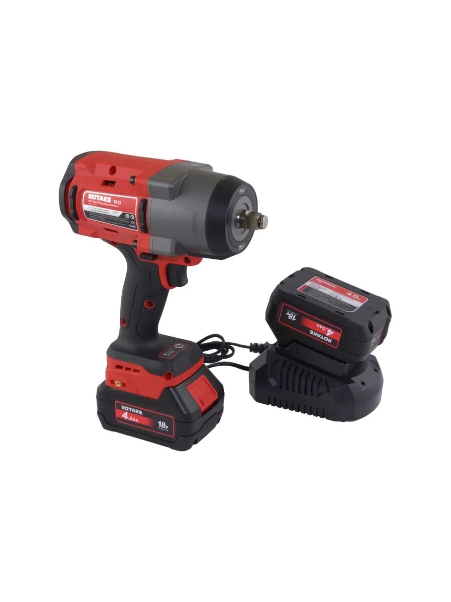 Rotake Гайковерт ударный аккумуляторный бесщёточный 1880 Нм 8813
