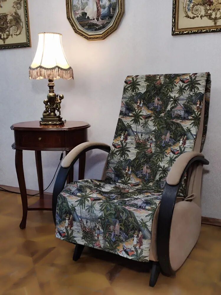 Дивандек - Накидка на кресло "Кипр" 80 х 200 см + Подарок