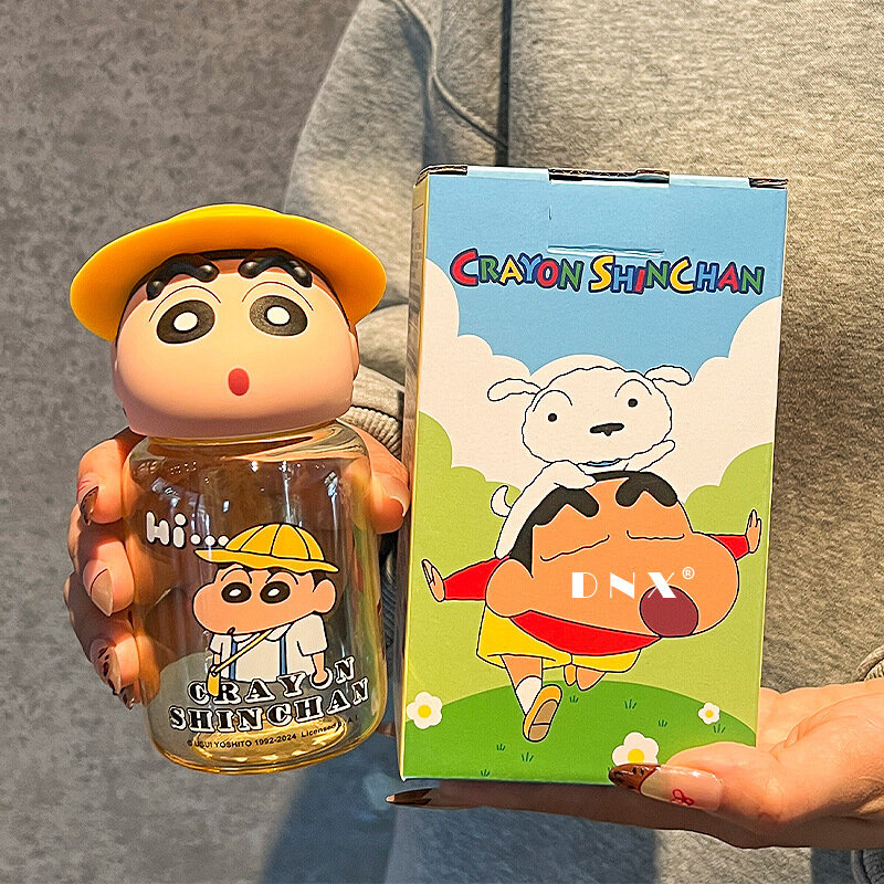 Crayon Shin-chan совместная чашка, новая тритановая чашка для воды, удобная мини-чашка, устойчивая к высоким температурам, симпатичная портативная маленькая чашка