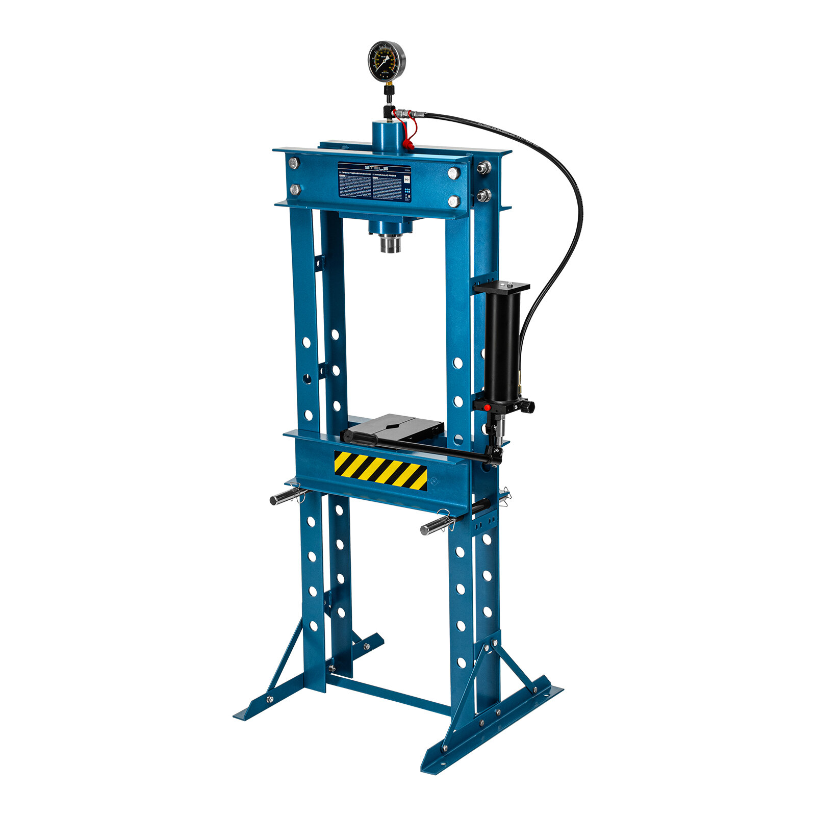 Пресс гидравлический с манометром, 30 т Stels