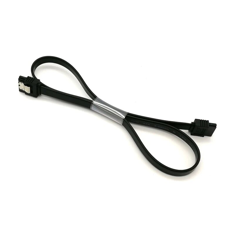 Angitu 6 Гбит SATA 7-контактный кабель для передачи данных 180 градусов последовательный HDD жесткий диск прямой Sata III с блокировкой и фиксацией