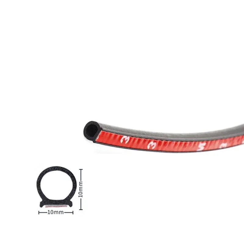 Уплотнитель двери авто EPDM, Small D, 4 метра