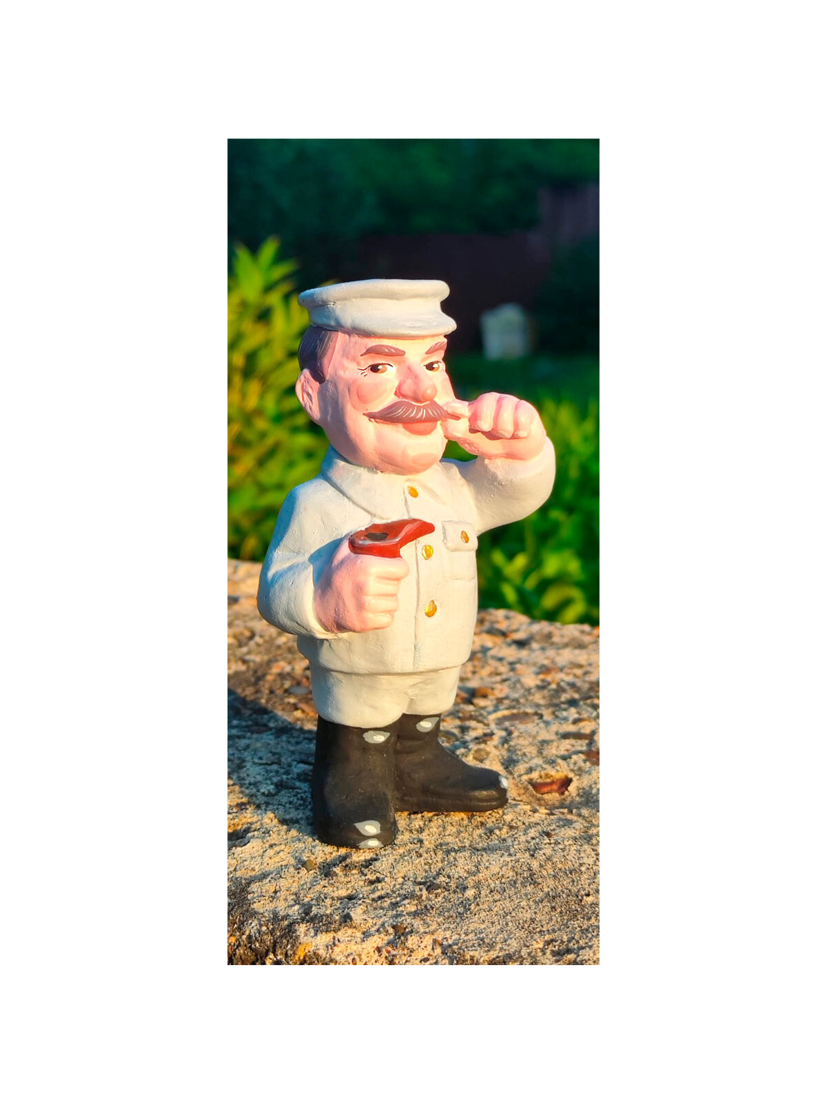 Фигурка Растяпинской Забавы "Сталин", ручная работа, керамика