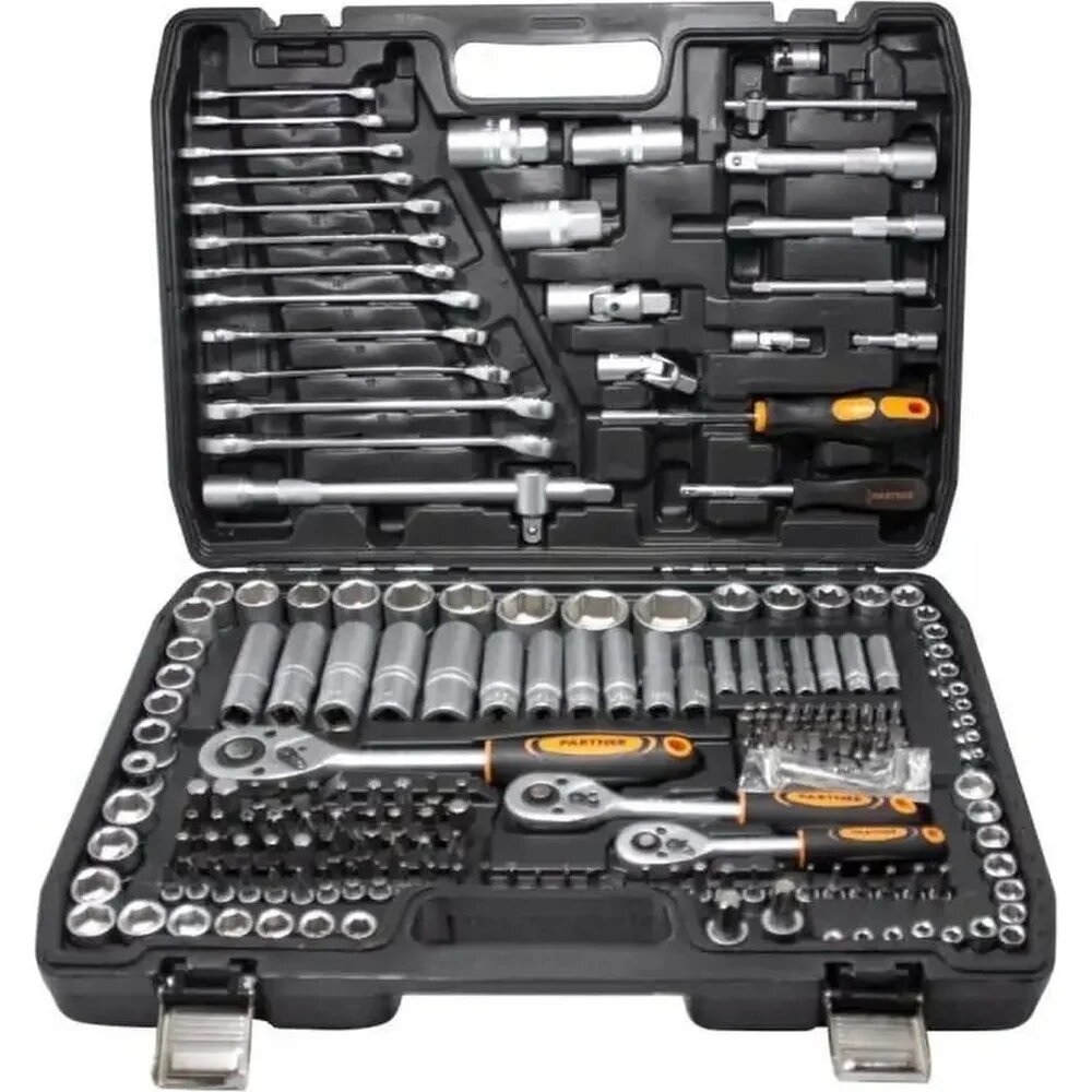 Partner Набор инструментов 216 предметов 1/4", 3/8", 1/2" (6гр.) PA-38841(50650)