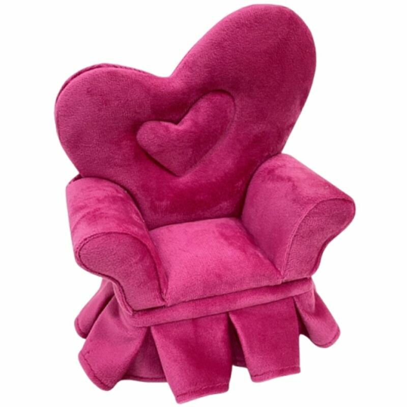 Реалистичный плюшевый диван для кукольных домиков 1/12 масштаб с скрытым отделением для украшений, - G1