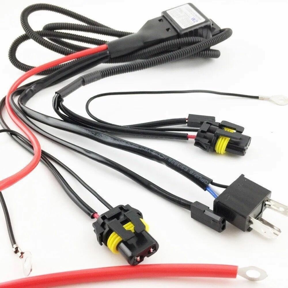 Проводка H4 Hi/Low 12V (Коса+Реле) для биксенона билинз билед