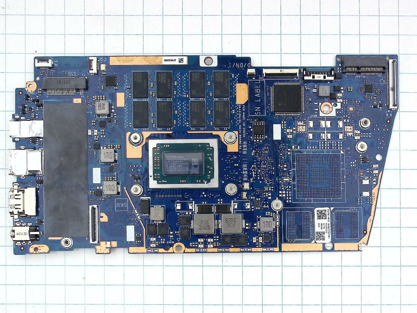 Материнская плата ASUS UX431DA UMA, R5 3500U под восстановление (040016)