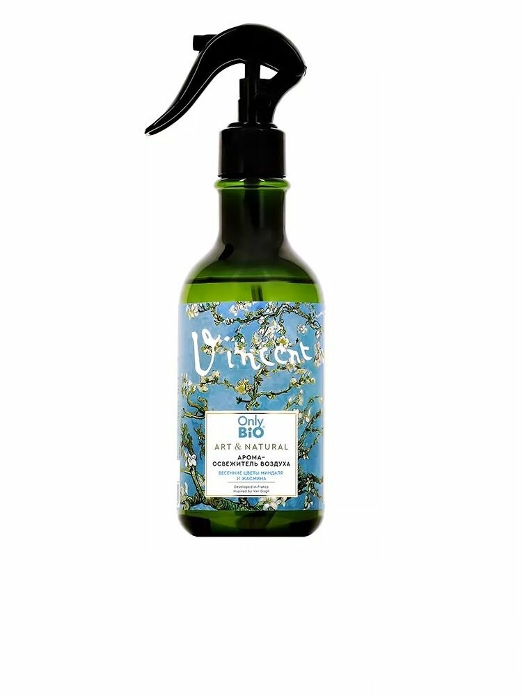 Аромаосвежитель воздуха Only Bio Art&Natural Весенние цветы миндаля и жасмина, 320 мл