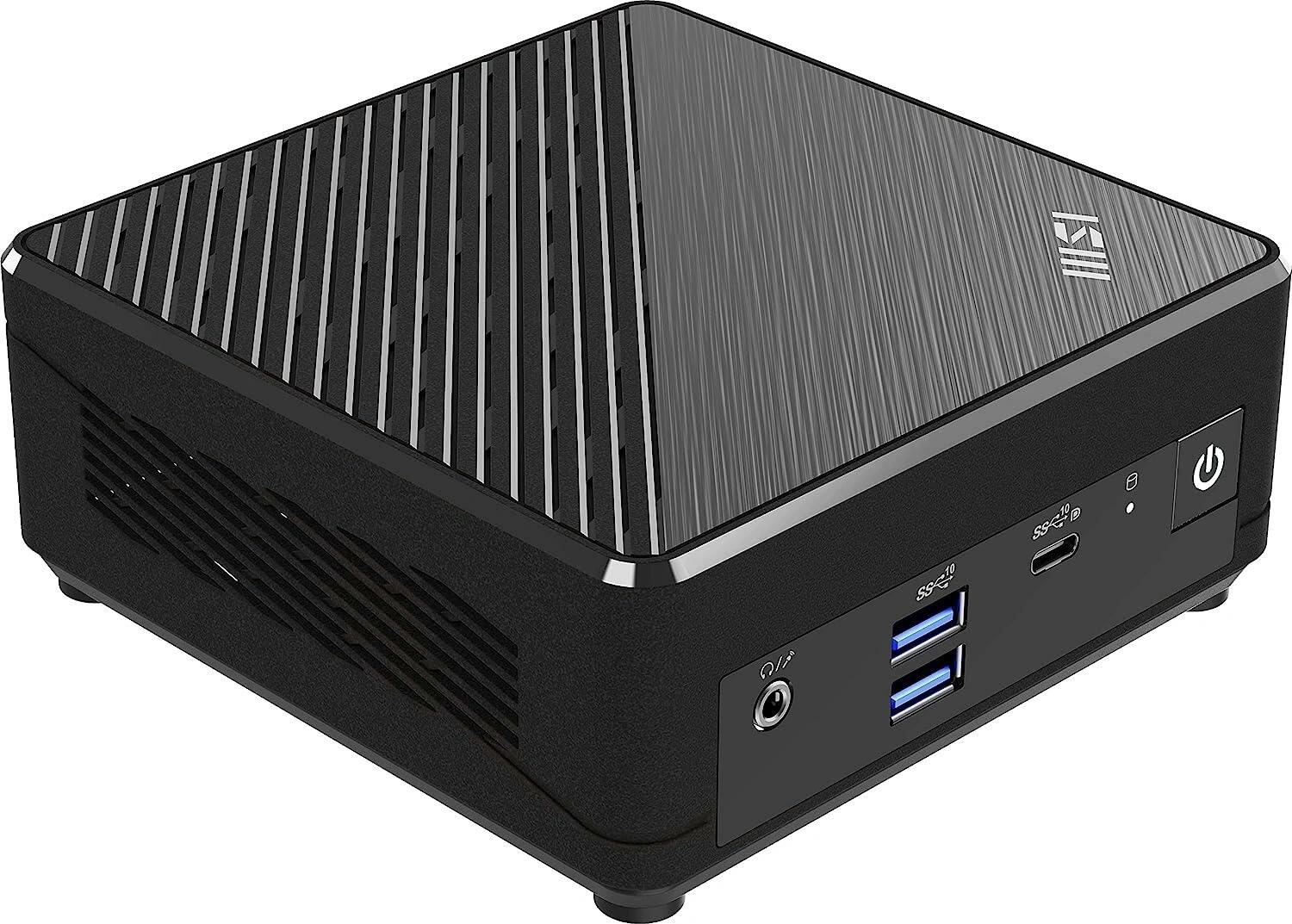 Неттоп MSI Cubi N ADL S-281XRU N100 (0.8) 8Gb SSD256Gb UHDG без ОС 2xGbitEth WiFi BT 65W черный (9S6-B0A921-281)