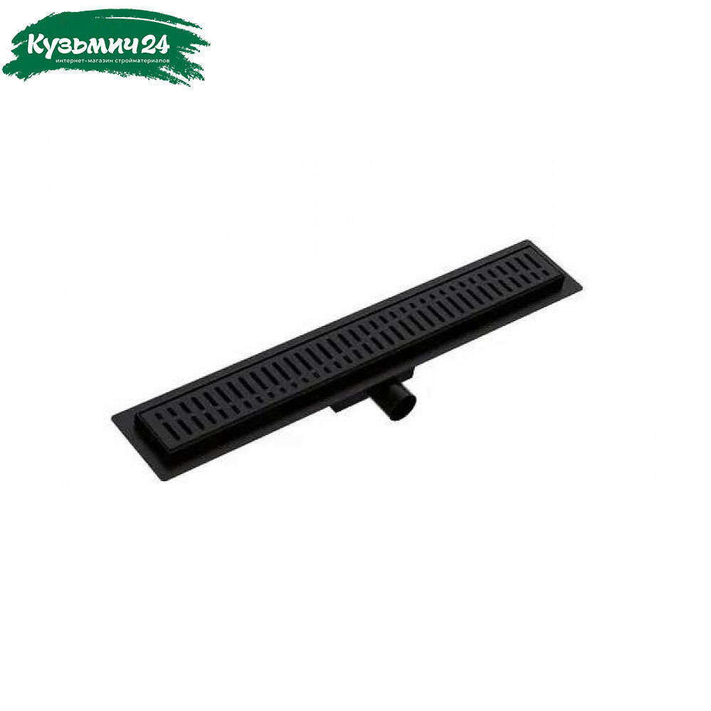 Трап душевой Gappo G87007-36, 70х700 мм черный