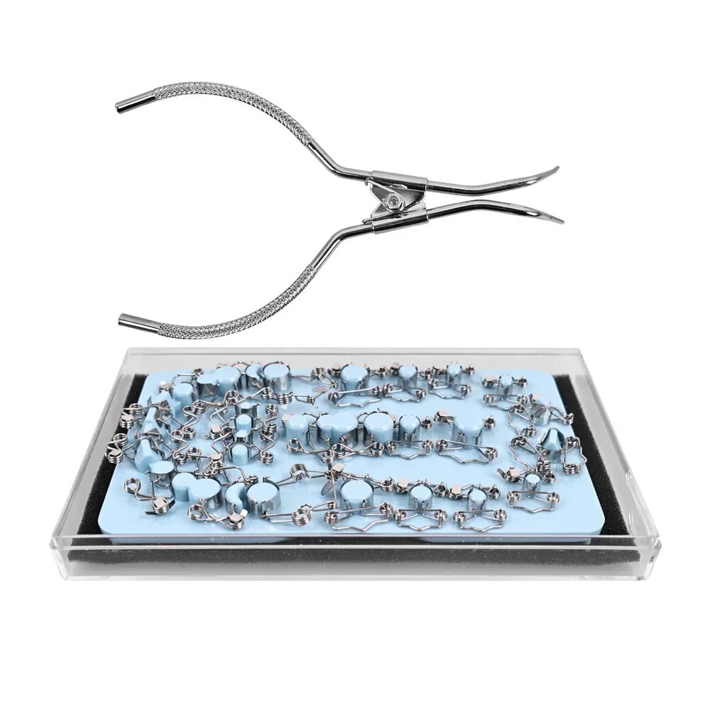 ELIJAH стоматологические автоматические матричные ленты кольцо стоматология новый тип полости рта Petaloid тип формовочный лист инструмент зажим набор из металла