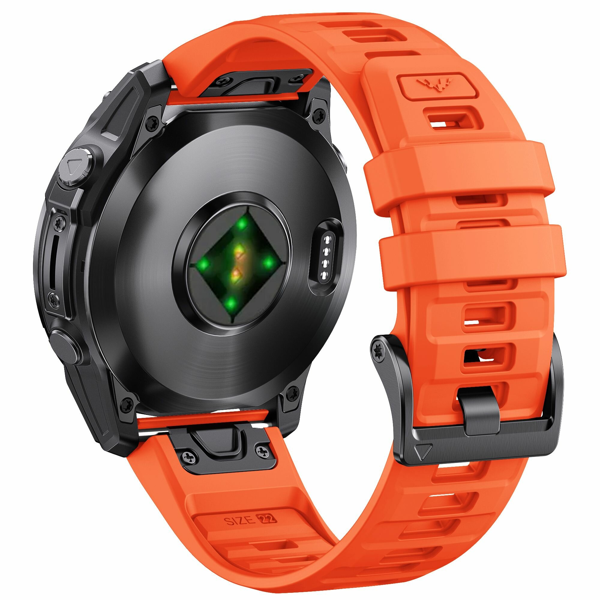 Ремешок Garmin 26 мм силиконовый, для часов Garmin Fenix, Epix Pro, Tactix, Enduro для Fenix 8-51 мм ширина 26 мм для 8-51 мм