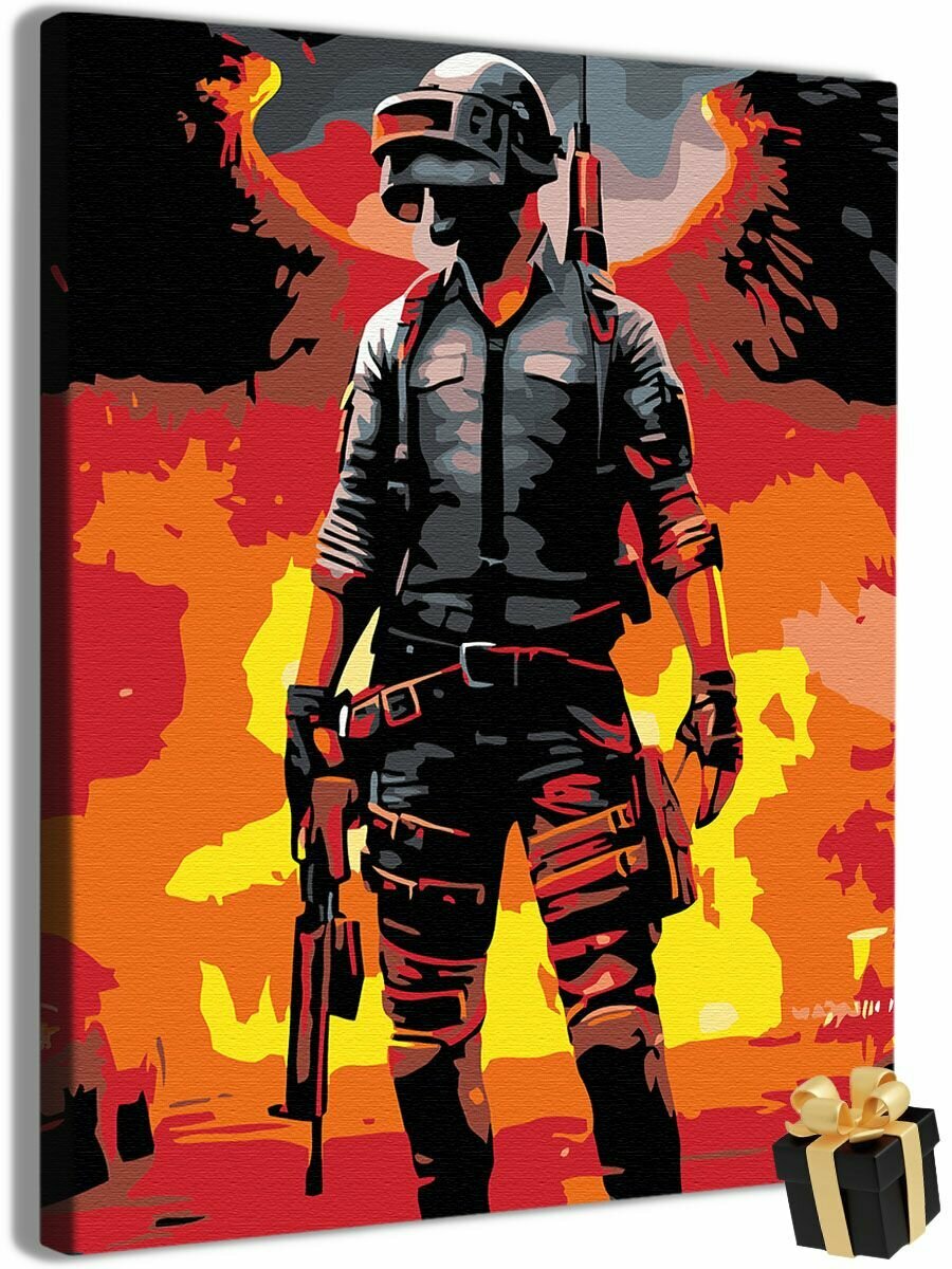 Картины по номерам pubg