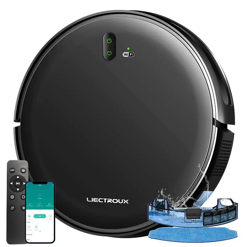 Интеллектуальный робот-пылесос LIECTROUX L200 (Германия) для дома, управление через мобильное приложение