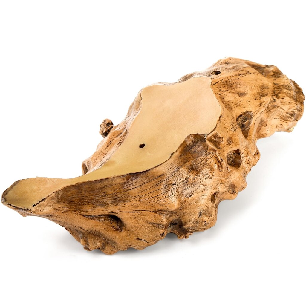 Цветочный горшок с имитацией корня деревянного кола-бежевый