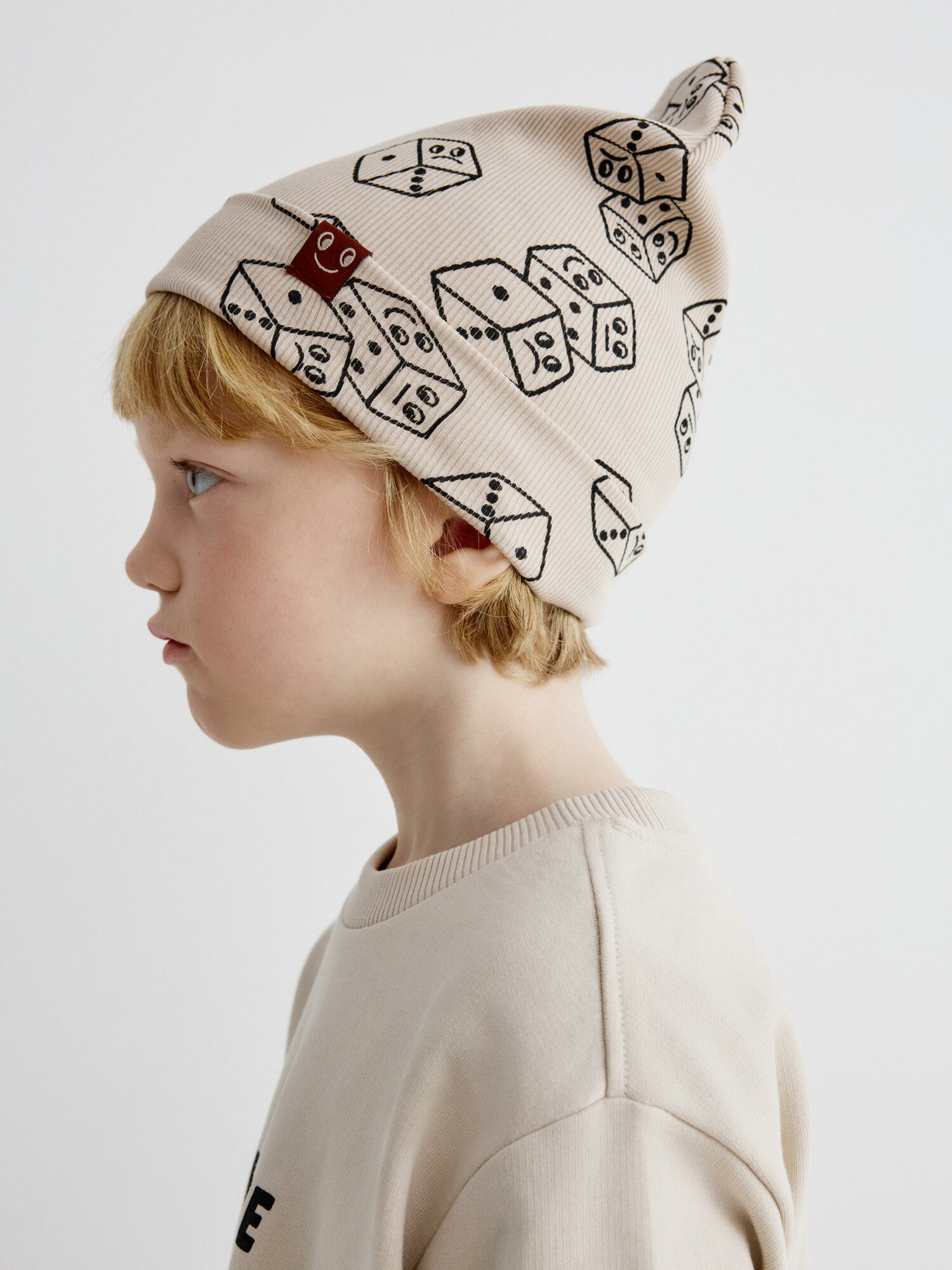 Шапка-бини для мальчиков