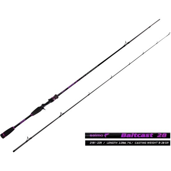 Спиннинг Salmo Sniper BAITCAST 28 2.29 м кастинговый