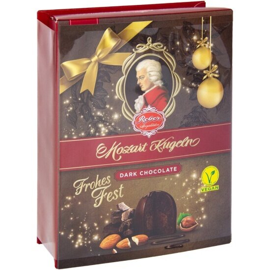 Конфеты Mozart (reber) MOZART by REBER из горького шоколада с начинкой из орехового пралине и марципана 120 г