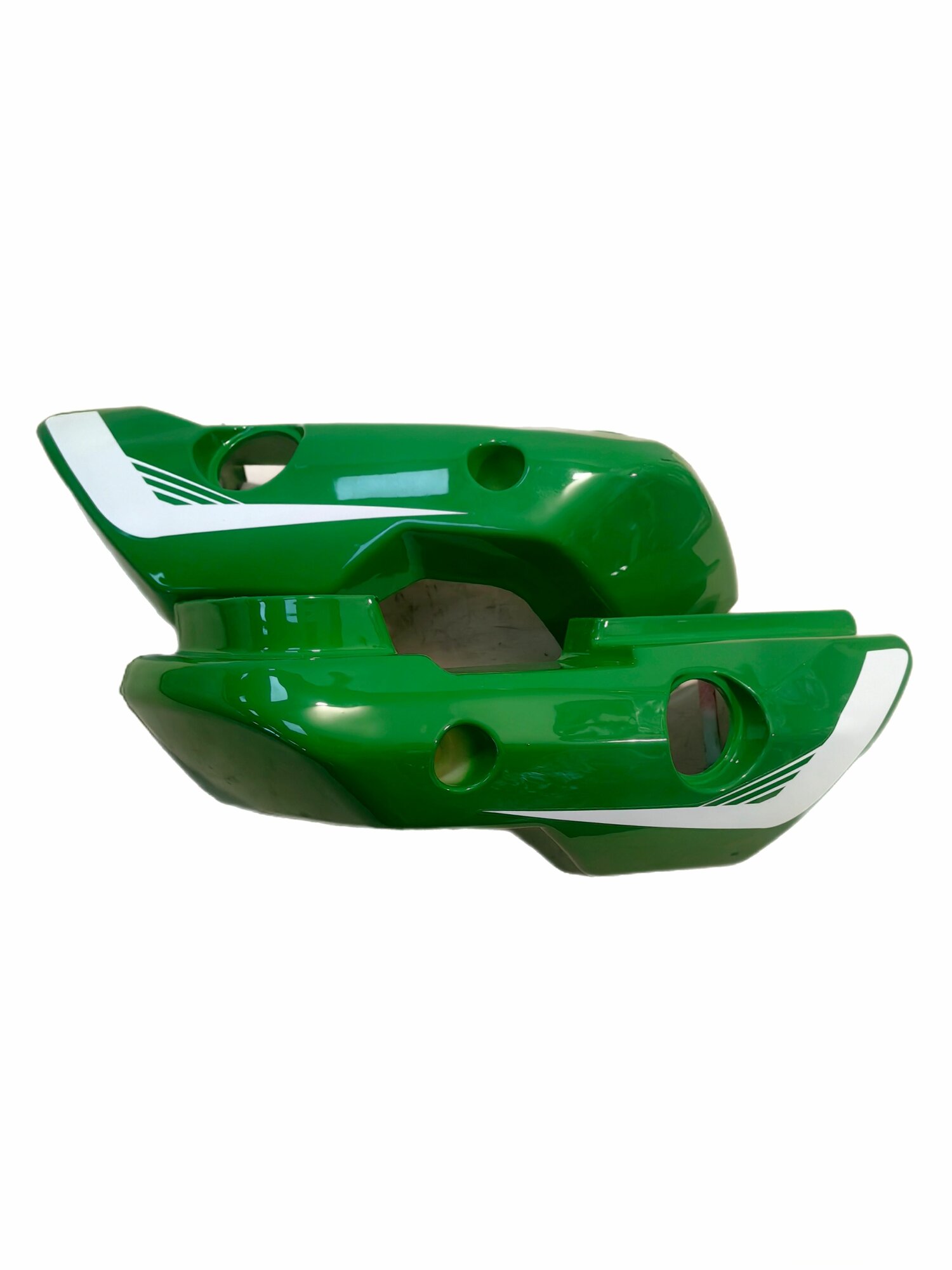 Облицовка зеленый пластик рамы задний VMC Riva SX/CX