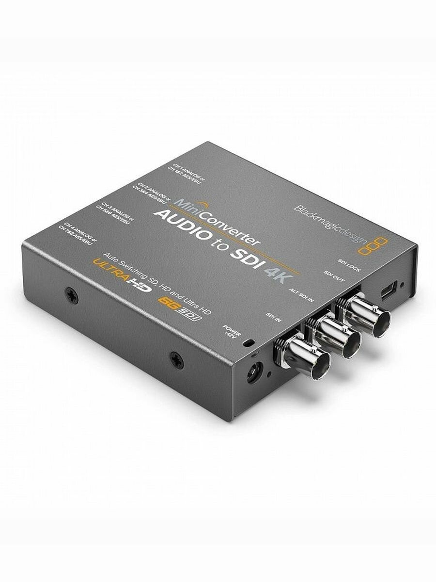 Original Мини-конвертер Blackmagic Mini Converter - Audio to SDI 4K CONVMCAUDS4K