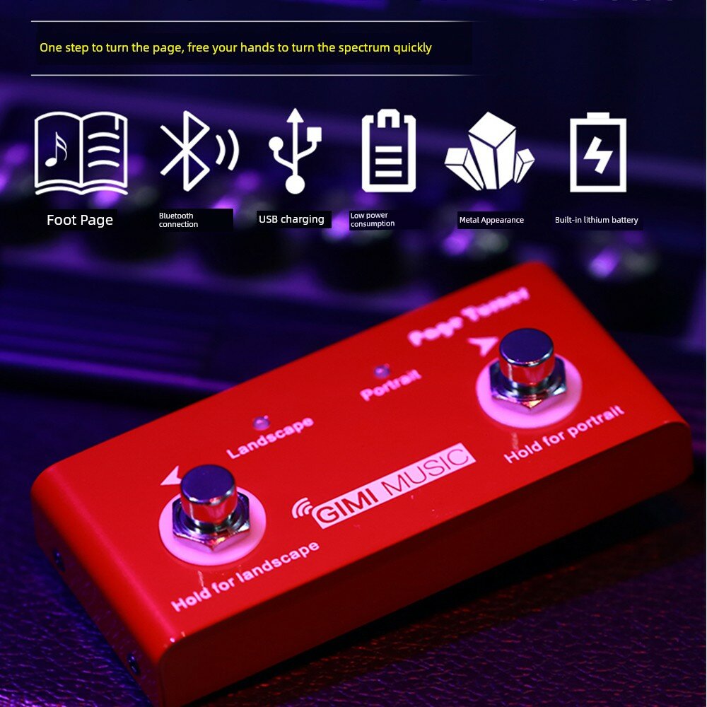 Эффектор внешней педали FootSwitch HX STOMP подходит для контроллера мгновенного ножного переключателя с двойным шагом.