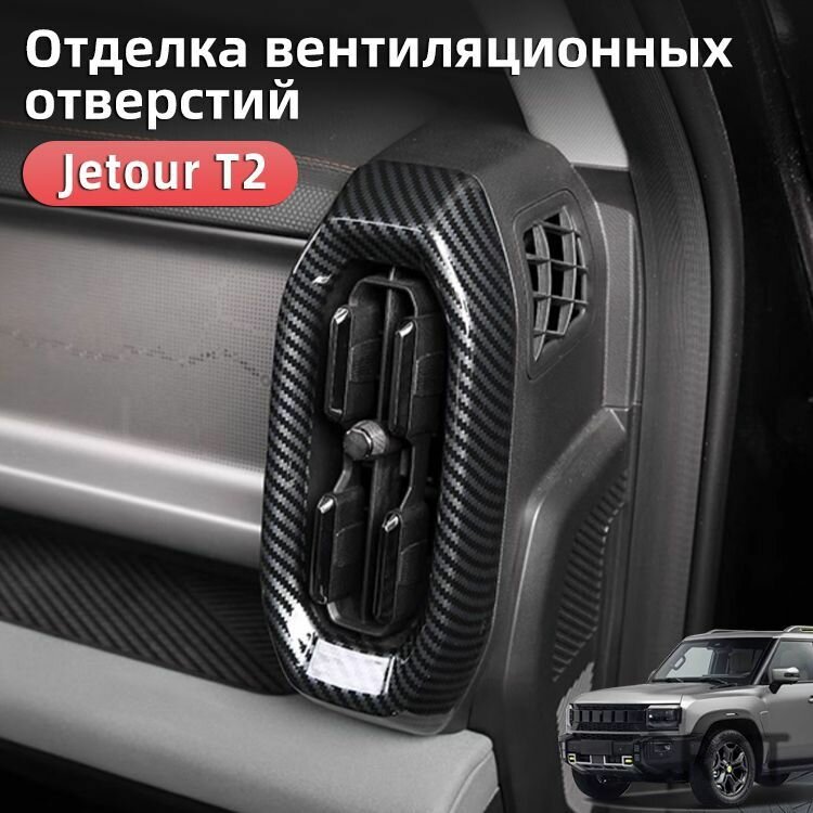 Декор вентиляционных отверстий с обеих сторон 2024-2025 Jetour t2