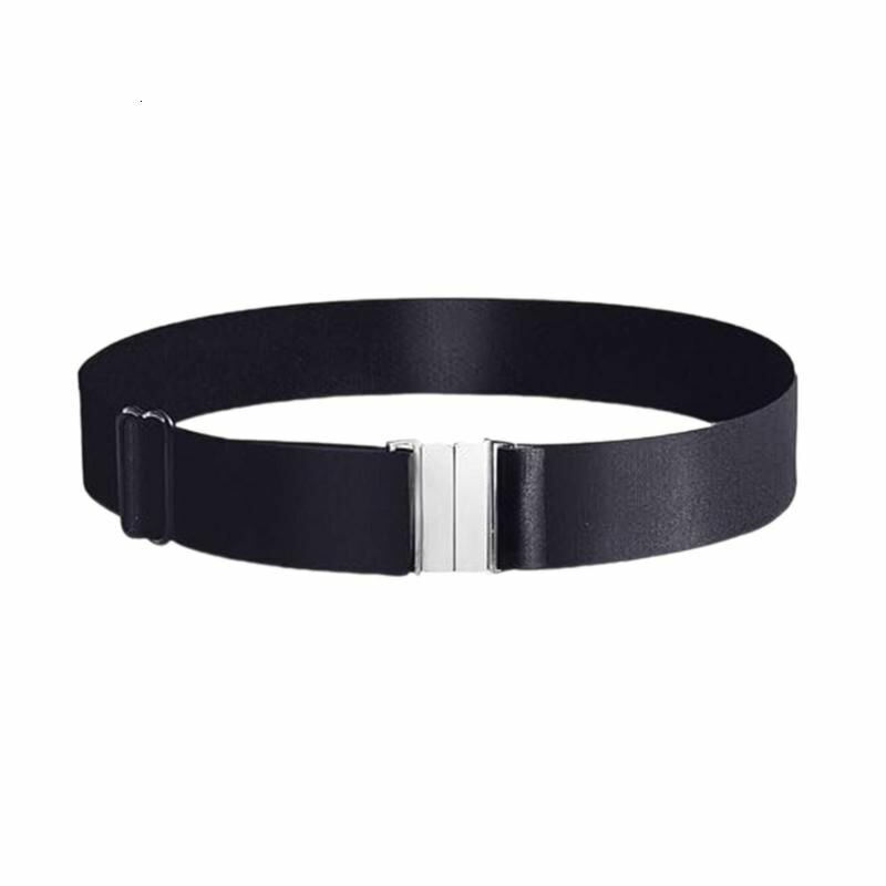 Эластичные подвязки для чулок с металлической застежкой, Черный - 1 предмет