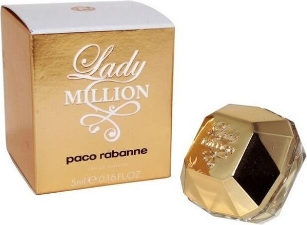 Paco Rabanne Lady Million, 5 мл, Туалетная вода женская