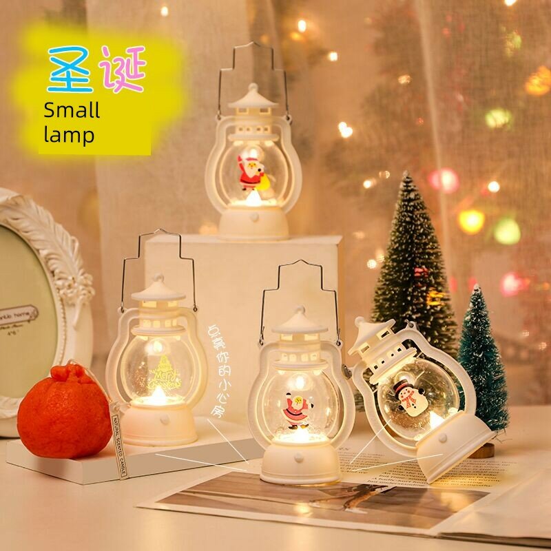 Рождественские ночники, подарки для детей детского сада, фонари-сумочки, светящиеся светодиодные мини-фонарики