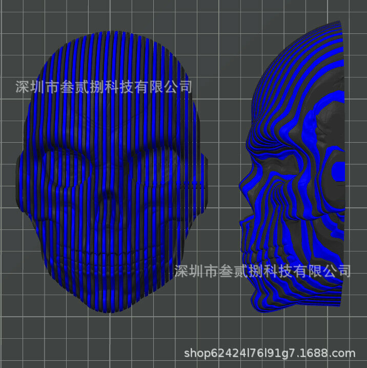 Хит продаж TK: Светящийся квантовый череп с 3D-печатью, декоративный светящийся квантовый череп.