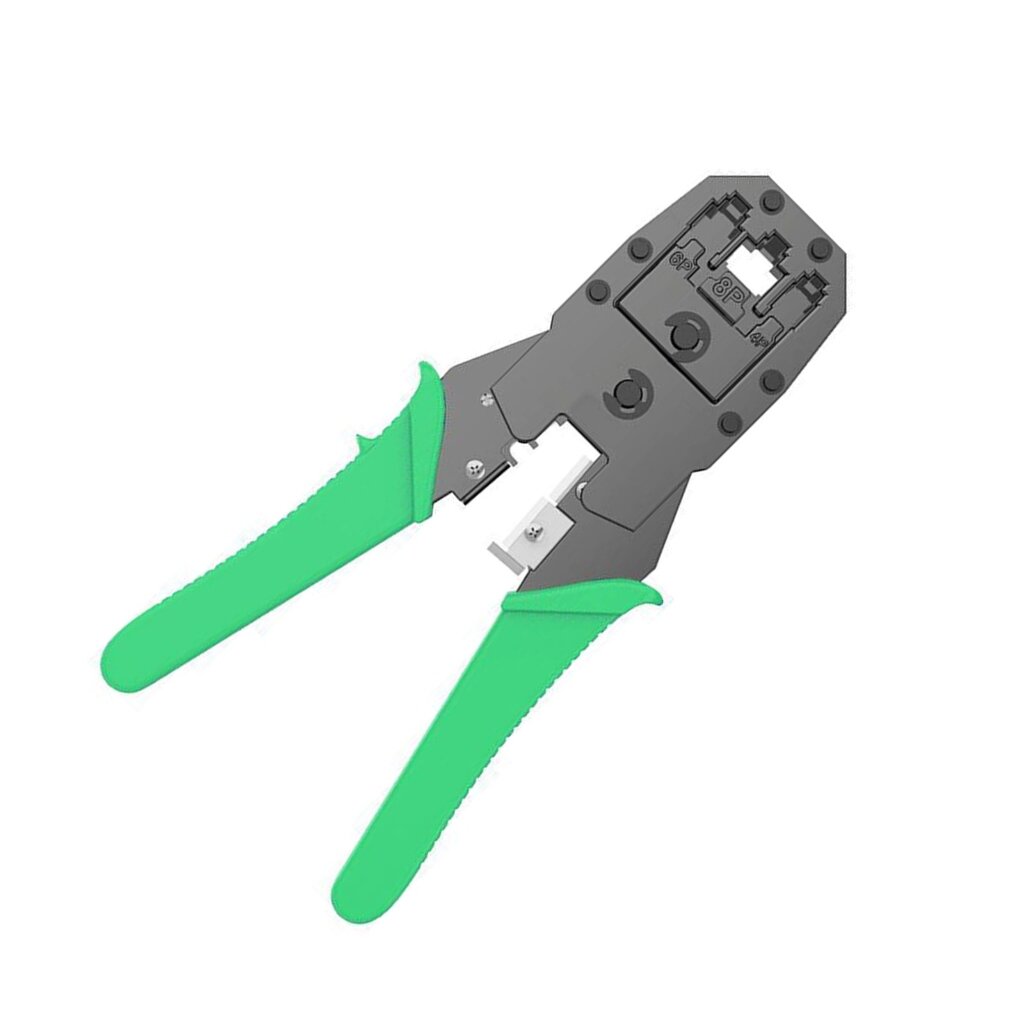 Precise RJ45 Crimper Tool For Cat5 Cat6 Cables Featuring Three Function Design With Wire Cutter Stripper And Corrosion Resistant Build