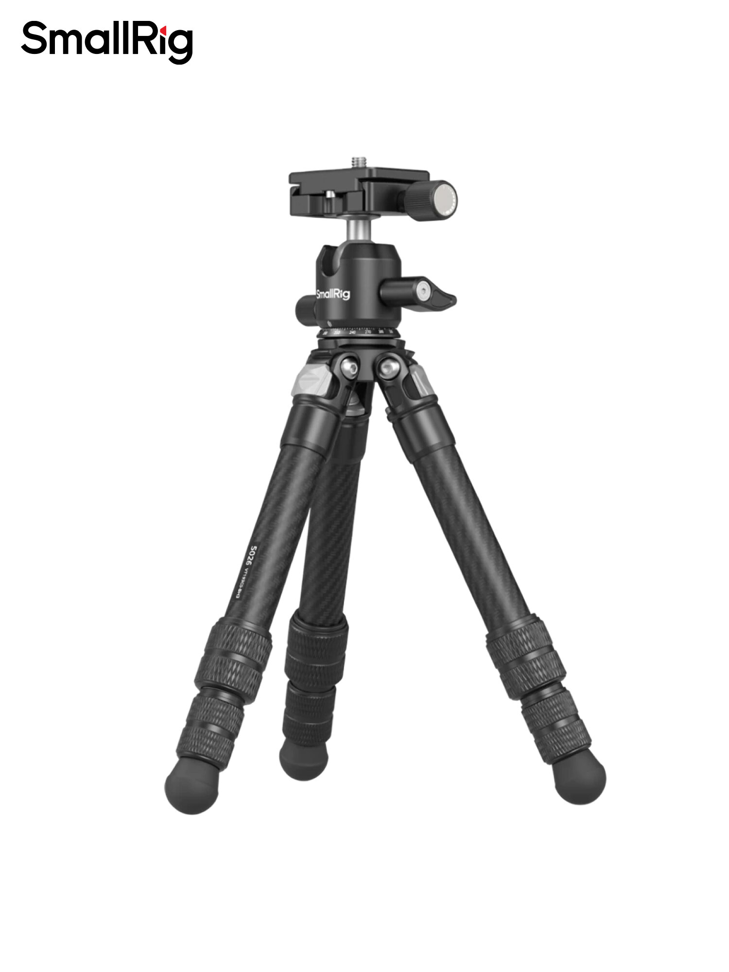 Штатив SmallRig 5026 Carbon Fiber Pocket Tripod Kit, быстросъёмная площадка