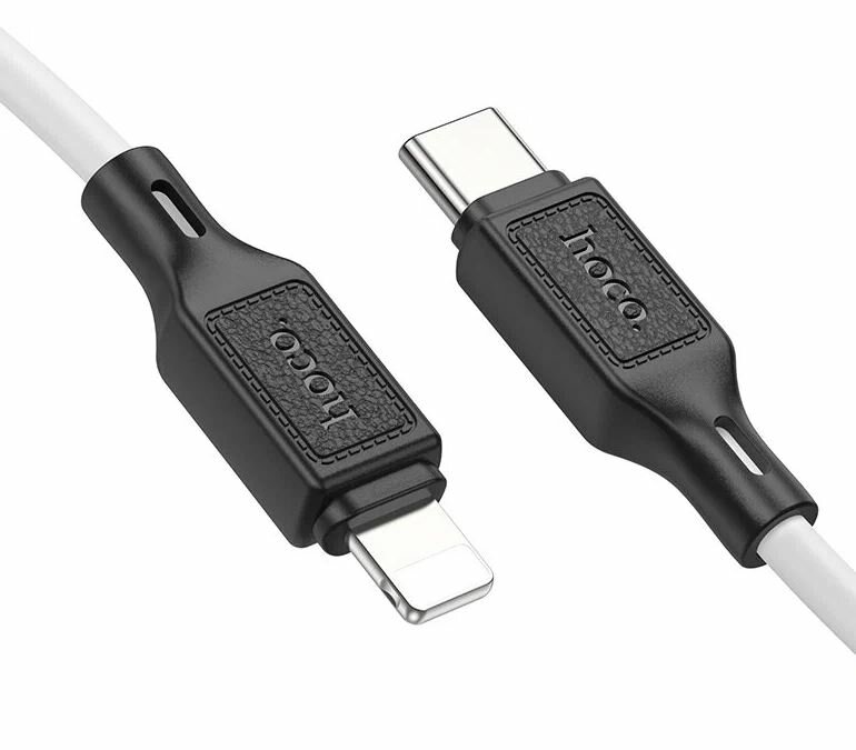 Hoco. X90 SILICONE CHARGING DATA CABLE LIGHTNING TYPE-C — фото 1