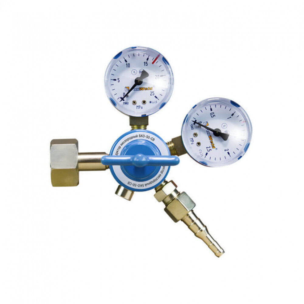 Редуктор, БКО-50-СВ, кислородный БКО-50-СВ FOXWELD 4425, Внимание, изображение