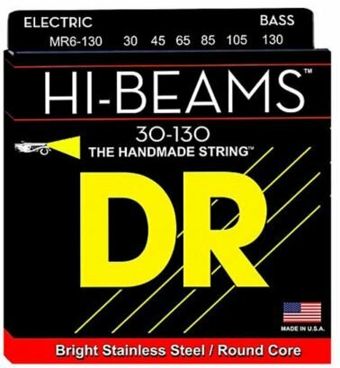 Струны для бас-гитары DR Hi-Beam MR6-130 30-130