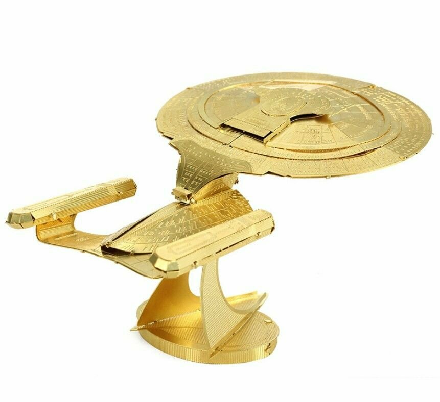 Металлический конструктор / 3D конструктор / Сборная модель Космический корабль U.S.S. Enterprise NCC-1701-D