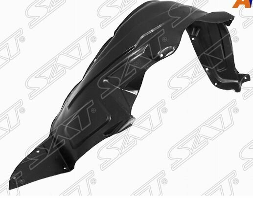 Подкрылок SAT "ST-11-0183", для Hyundai Getz, правая, передняя, чёрный