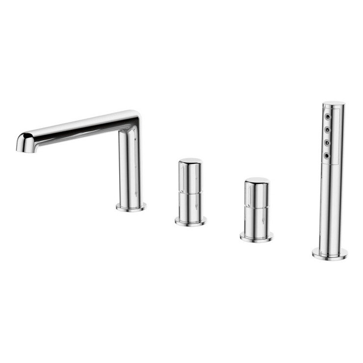 Смеситель для кухонных моек, для ванн, для душа BelBagno (Бельбагно) Uno хром (UNO-BVD4-CRM)