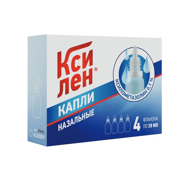 Ксилен Капли Наз.0,1% Фл.-Кап.20Мл №4