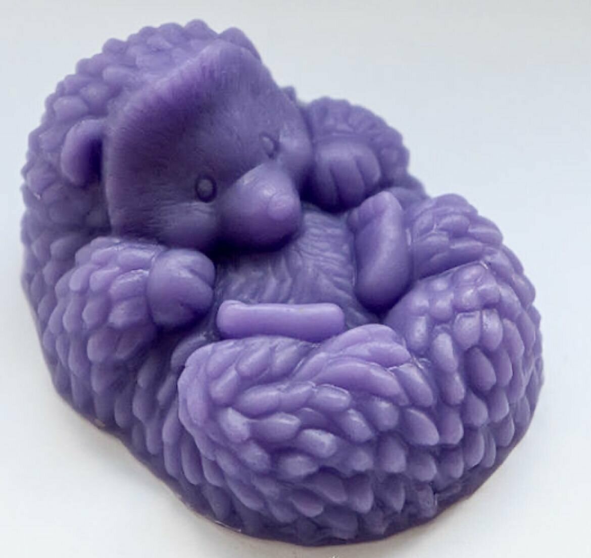 Силиконовая форма для мыла Ежик, для свечей, гипса 1шт 7 х 5 х 3см