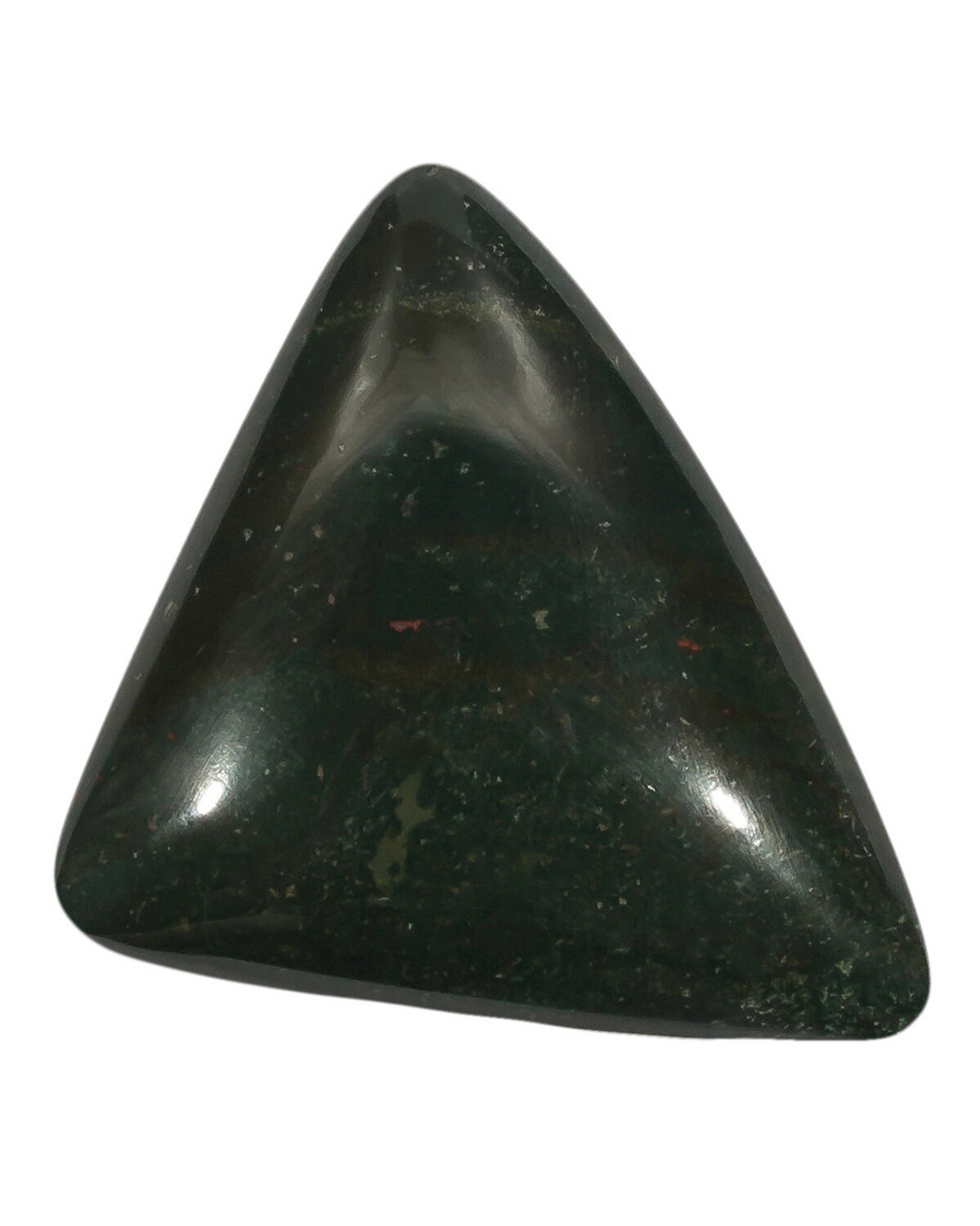 Кабошон гелиотроп 53х41х7 мм.