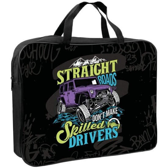 Папка с ручками Artspace ПМД-4-20_16672 Off-road А4 70мм