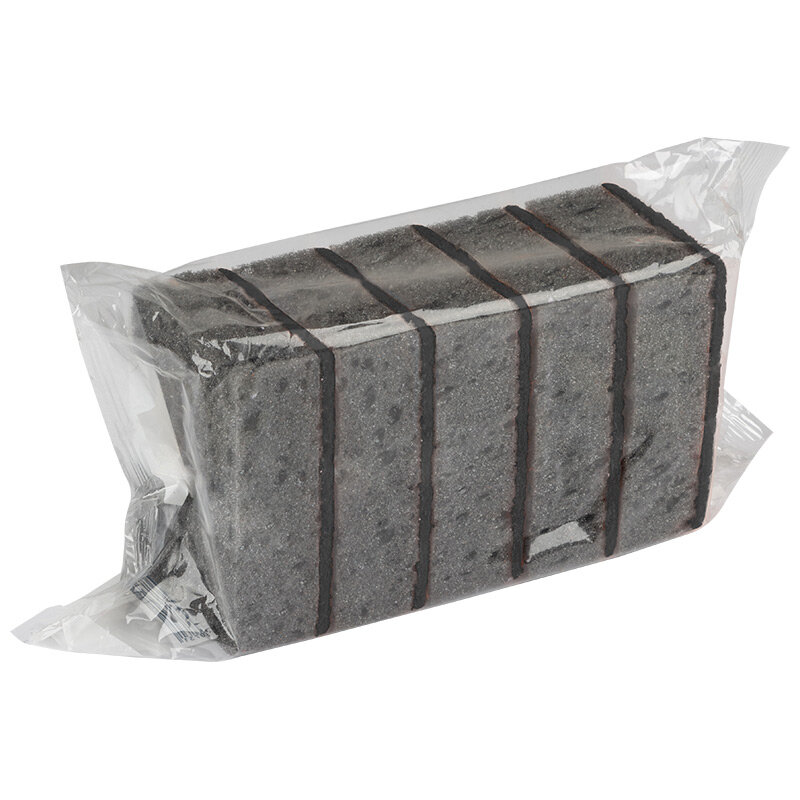 Губка д/посуды "Black" (5шт) (98*67*35мм) (310578)