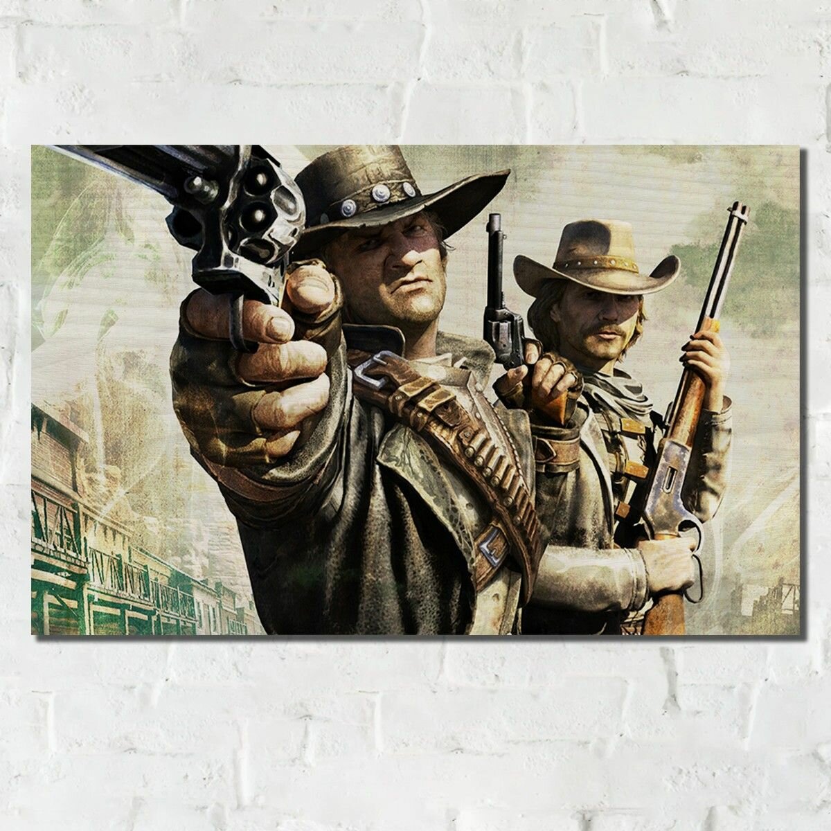Картина интерьерная на дереве Call Of Juarez Картель - 15084