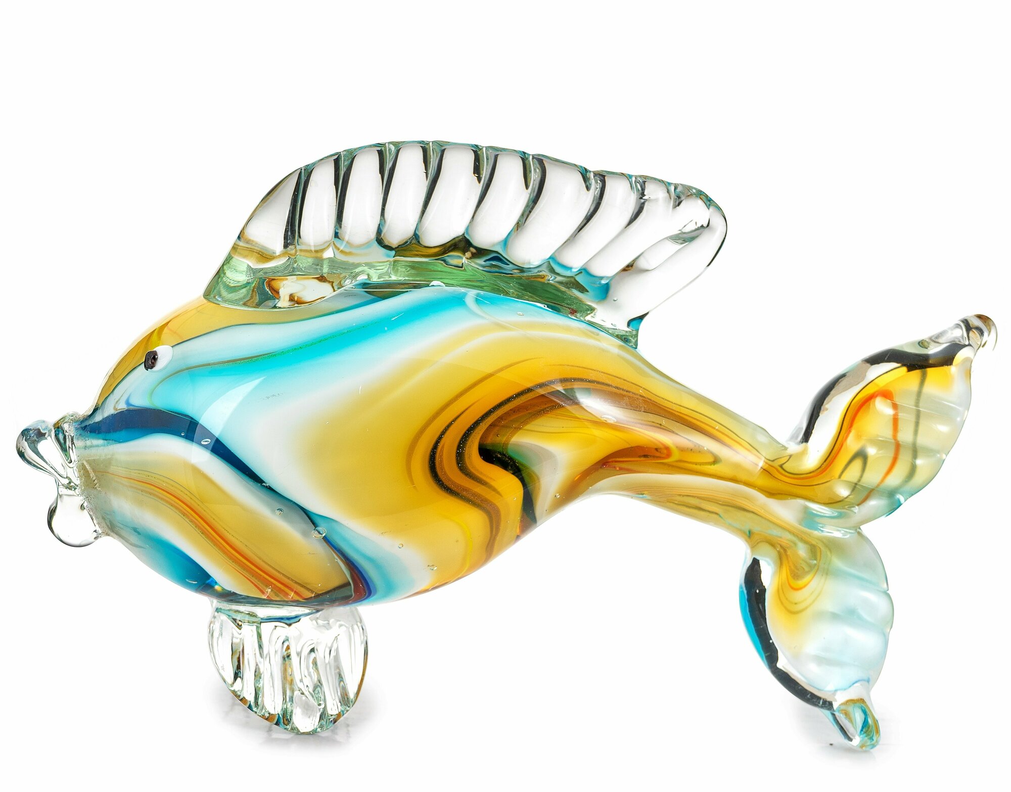 Статуэтка Рыбка "Азуро" из венецианского стекла/ Mirho/ 21330