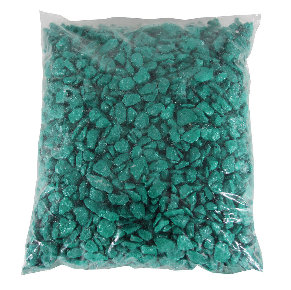 Мраморная крошка, для террариума, натуральная, изумрудная, 2кг