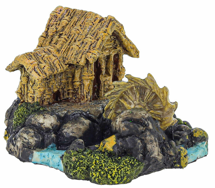 Аквариумная декорация AQUA-PRO Мельница, 12,5×9,5×7,5 см