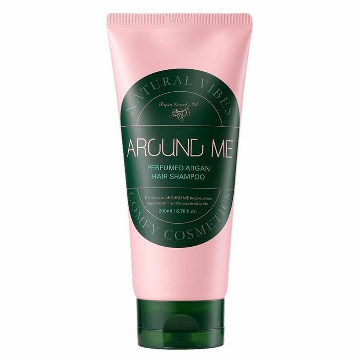Welcos Парфюмированный шампунь для волос с маслом арганы 200 мл Around Me Perfumed Argan Hair Shampoo