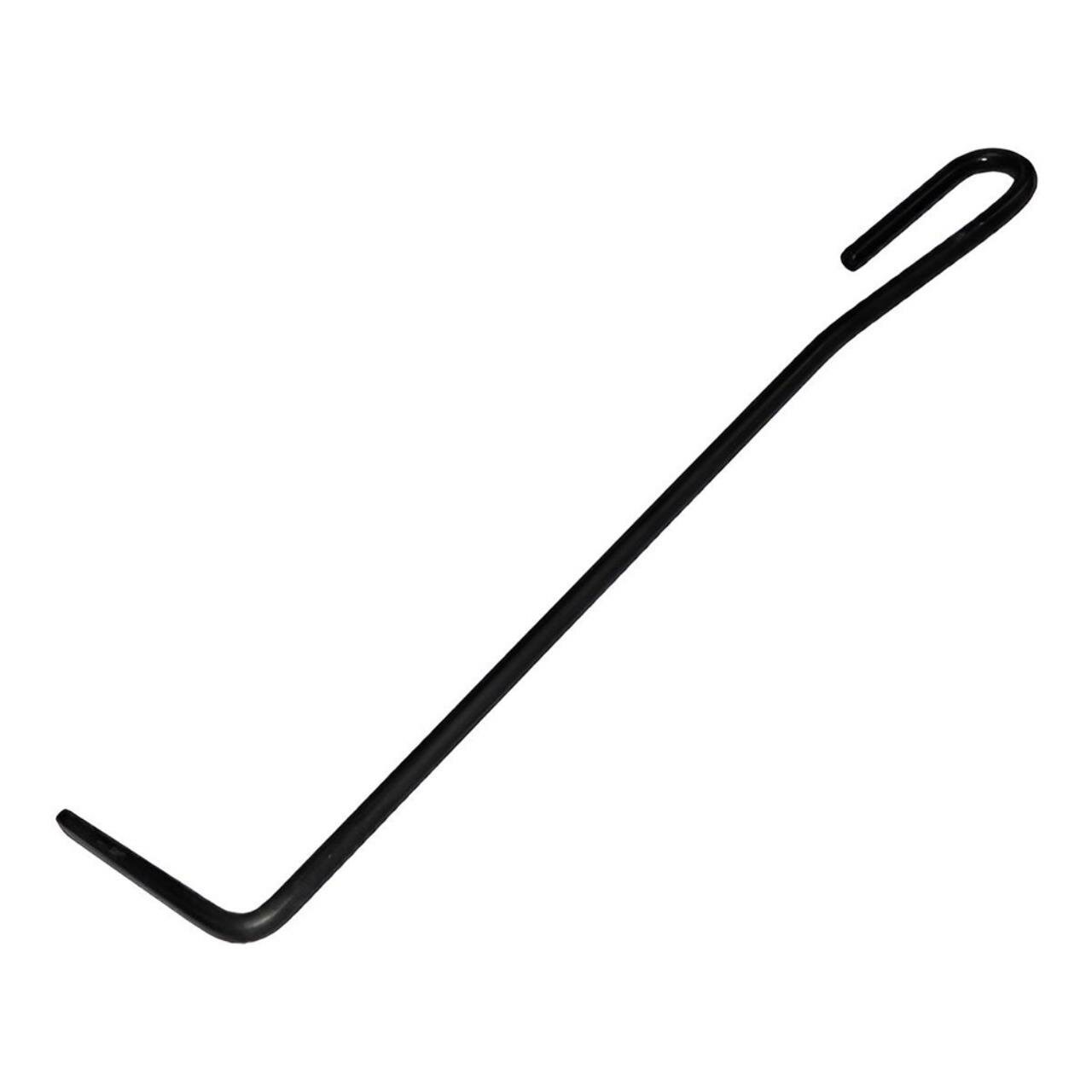 Кочерга ВЕЗУВИЙ L-600, сталь, кованая, черный для каминов и печей