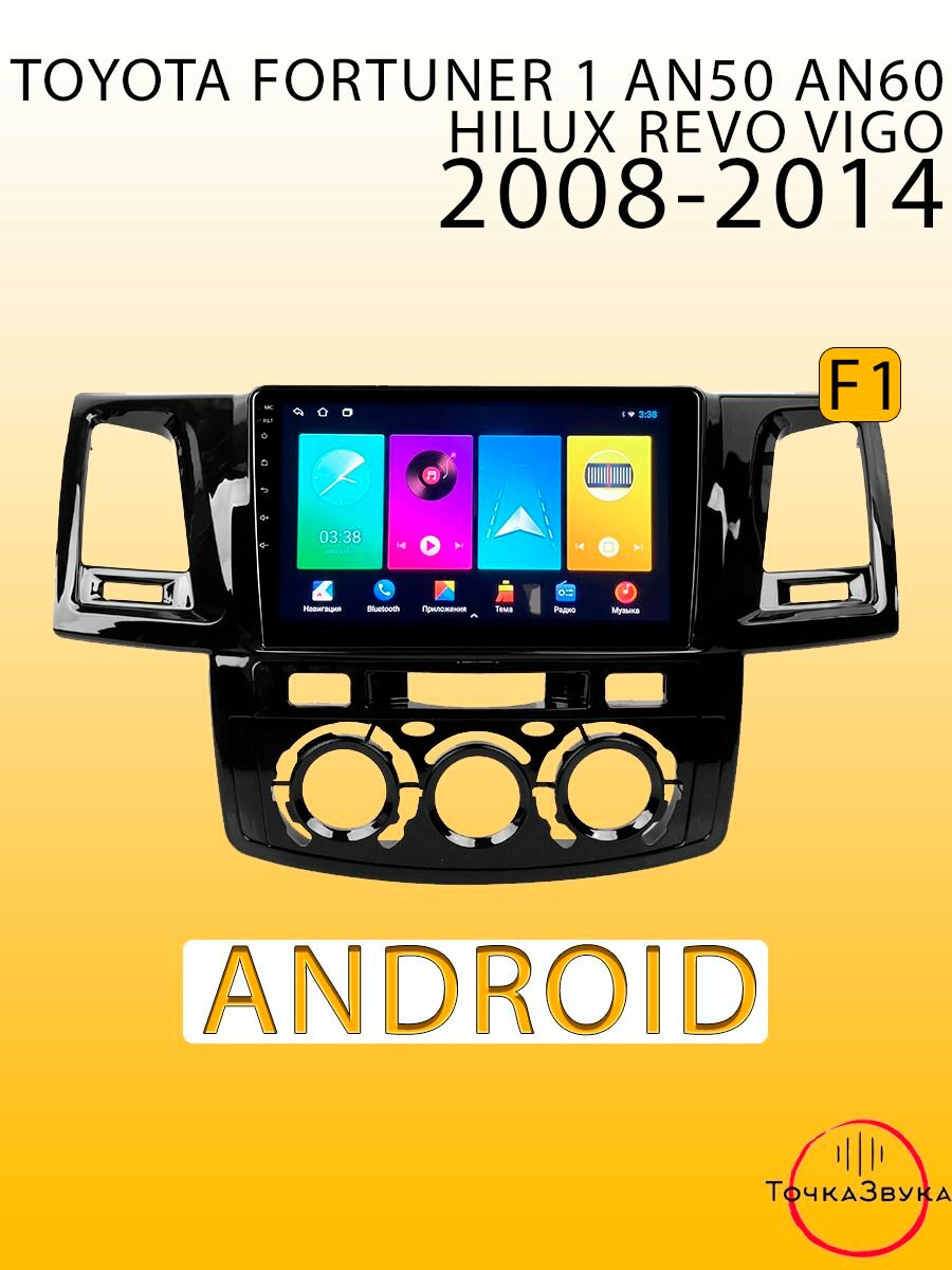 Автомагнитола Toyota Fortuner 1 2008-2014 2/32Gb, Bluetooth, FM/AM, GPS